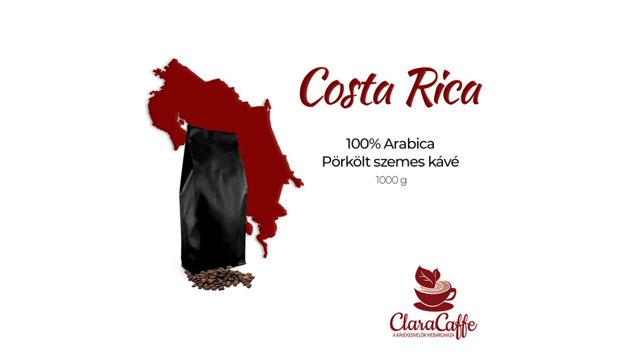 Caffe Costa Rica- 1kg prémium arabica szemes kávé ClaraCaffe Kávé Webáruház